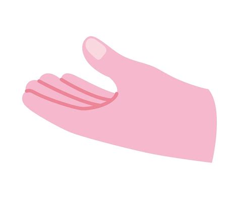 Pink Hand Icon 2740827 Vector Art At Vecteezy