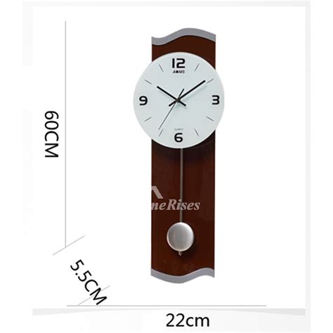 Unique Wall Clocks Large Decorative Pendulum Rectangle Living Room