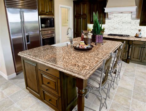 Kitchen Backsplash With Santa Cecilia Granite Things In The Kitchen