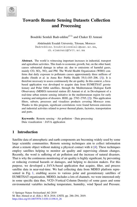 PDF Towards Remote Sensing Datasets Collection And Processing