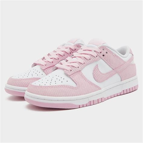 The Nike Dunk Low Pink Corduroy Is A Stylish And Feminine Sneaker With