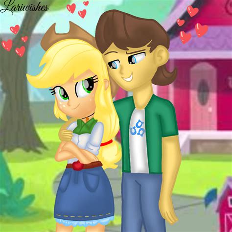 Eqg Applejack And Caramel Love By Mlplary6 On Deviantart