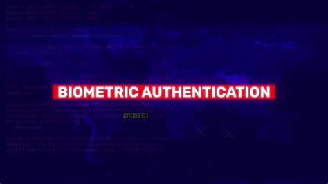 Biometric Authentication Error Warning Text On Hacking Background
