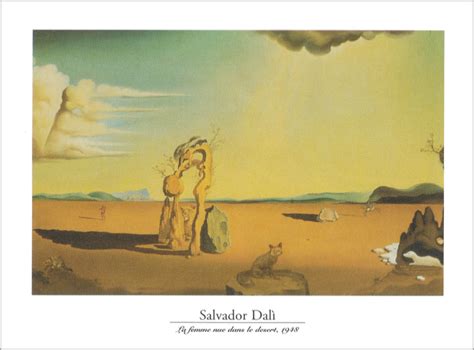 Vault W Artwork Naked Women In Desert By Salvador Dali Unframed Graphic Art Print On Paper