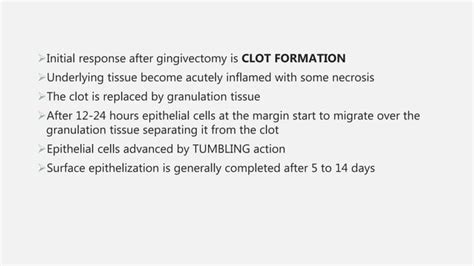Gingivectomy Oral Surgery Pptx