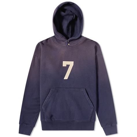 Fear Of God 7 Hoodie Vintage Navy End