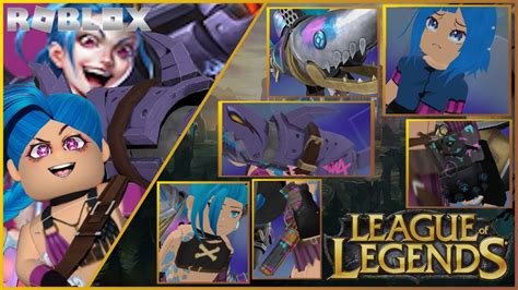 League Of Legends Roblox Cosplay Outfit Jinx Youtube