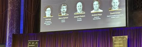Ethereum Nyc Digital Asset Treasuries Panel Insights On Eth Adoption
