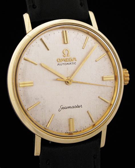 1961 Omega Automatic Seamaster 14k Gold Cap Meticulous Watches Inc
