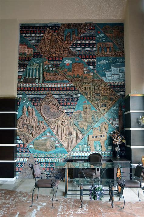 Duvar Panosu Tacseramik Vintage Ceramic Wall Design Ceramic Wall