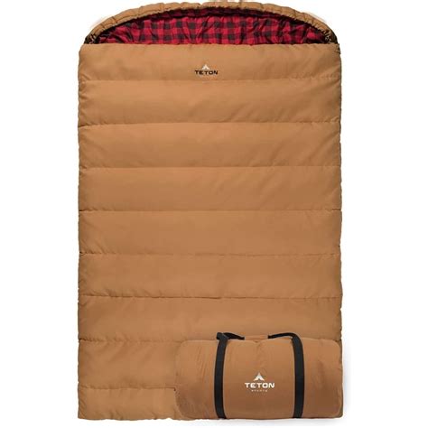 Teton Sports Mammoth Qs Double Sleeping Bag Warm And Comfortable For