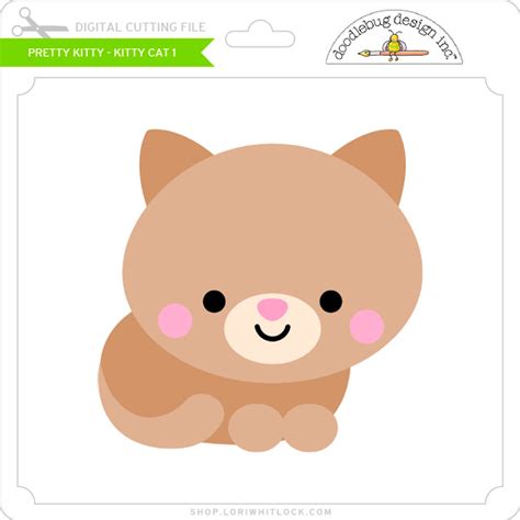 Pretty Kitty Kitty Cat 1 Lori Whitlocks Svg Shop