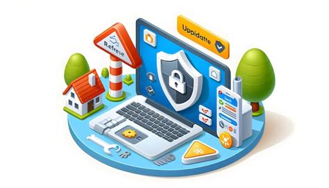 Premium Photo 3d Flat Vector As Security Update Icon With A Refresh