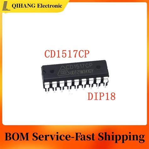 5 10pcs Cd1517cp Cd1517 Stereo Power Amplifier Ic Dip18 