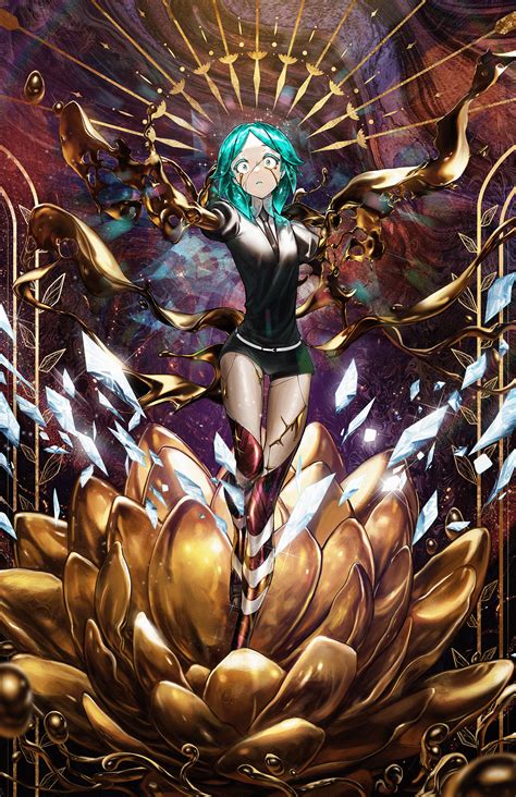 Phosphophyllite By Syriddengart Rlandofthelustrous