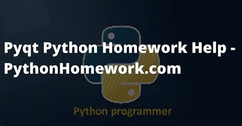 Python Assignment Help
