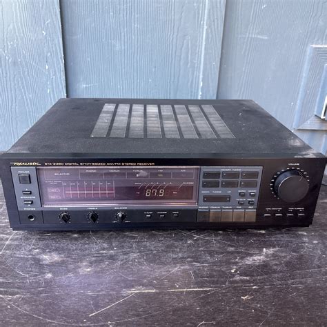 Vintage Realistic Sta 2380 Digital Amfm Stereo Receiver Tested Works