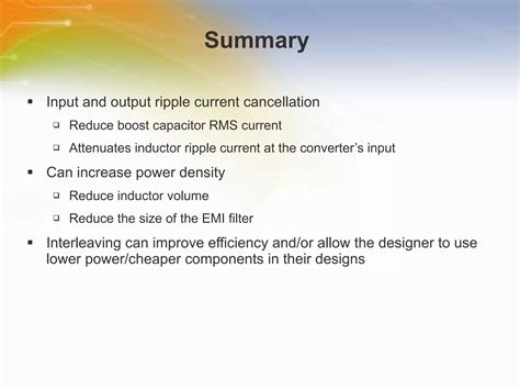 Two Phase Interleaved Ccm Pfc Controller Ppt