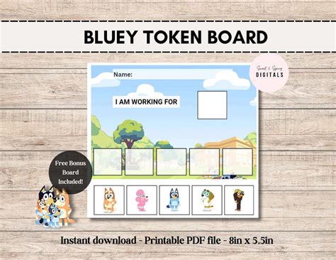 Printable Token Board Visual Support Aba Therapy Classroom Management Reward System Autism Adhd