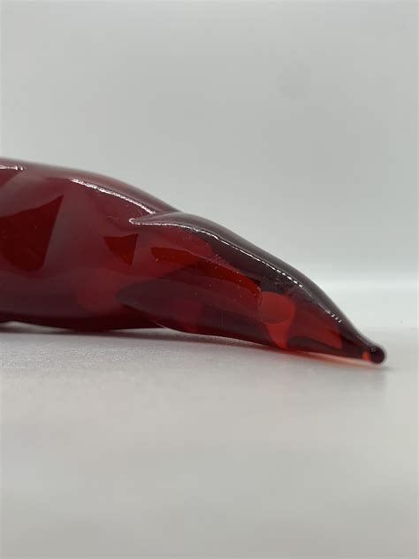 Red Art Glass Chilli 16cm Vintage Keepsakes