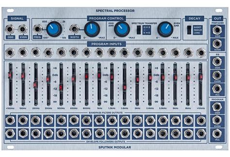 Pictures And Images Sputnik Modular Spectral Processor Audiofanzine