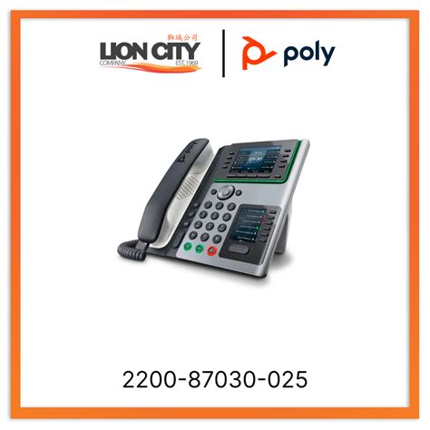 Poly Edge E450 Ip Phone 2200 87030 025 Lion City Company