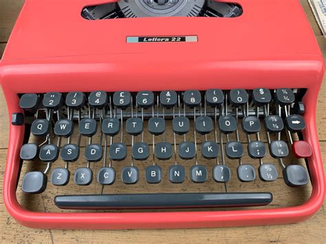 Rare 1962 Pink Olivetti 22 Charlie Foxtrot