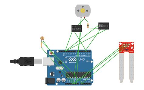 Circuit Design Smart Garden Tinkercad