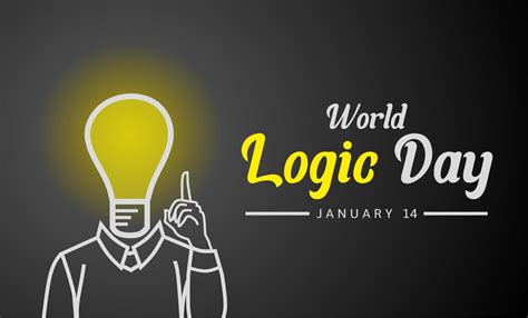 World Logic Day Theme Banner 5139146 Vector Art At Vecteezy