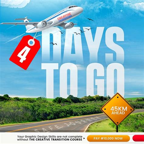 Countdown Flyer Design 4 Days To Go Event Poster Design Inspiration