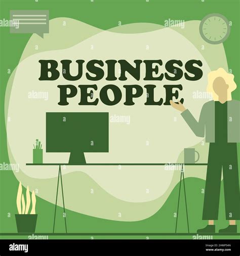 Writing Displaying Text Business People Business Approach People Who