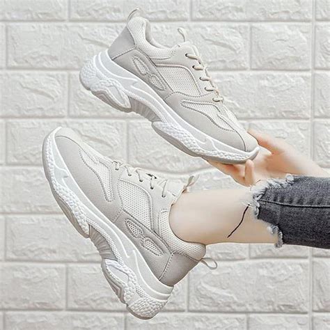 인기 패션 운동화 여성 데일리 캐주얼 스타일 슈즈 스팽글스니커즈 반짝이 진주스니커즈 I6z 마니템