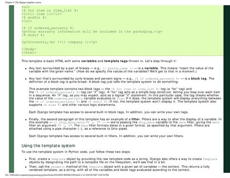 0506 Django Web Framework For Pythonpdf