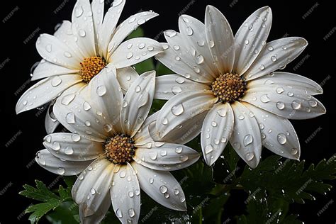 Premium Photo Daisy Echo Reflections Of Purity