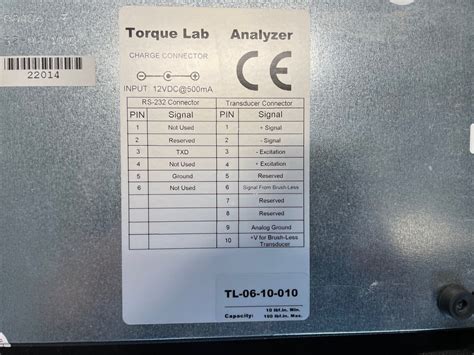 Mountz Tl10i Torquemate Plus Torque Analyzer Used As Is Ideal