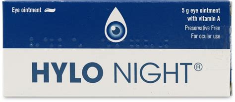Hylo Night Eye Ointment With Vitamin A 5g Medino