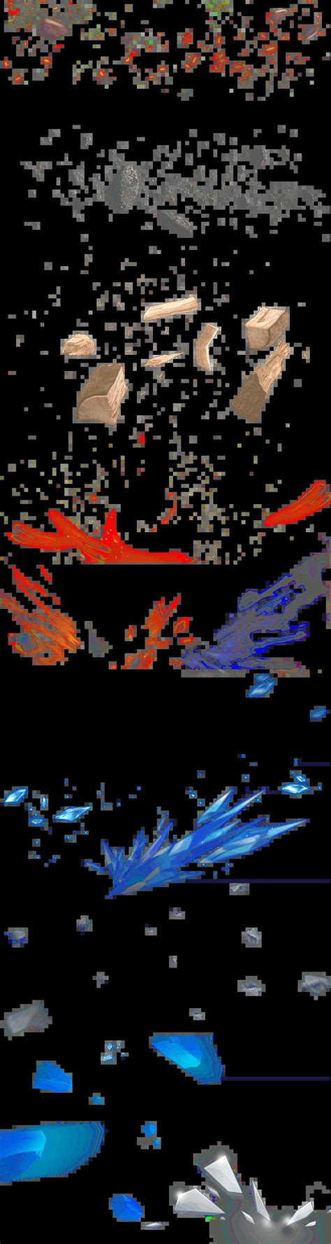 碎屑素材 花瓣网