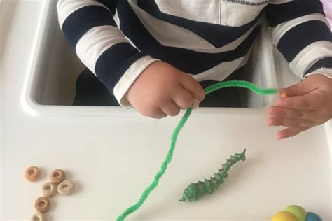 Cheerio Caterpillar Educational Activities