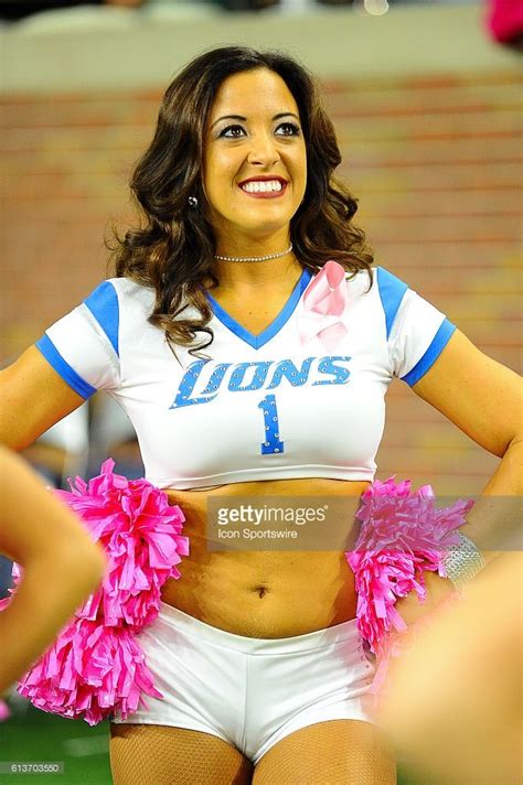 Detroit Lions Cheerleaders During The Game On Sunday Afternoon Ford