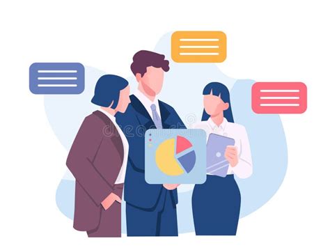 Business Teamwork Group Of Managers And Office Staff Analyzing Graphs