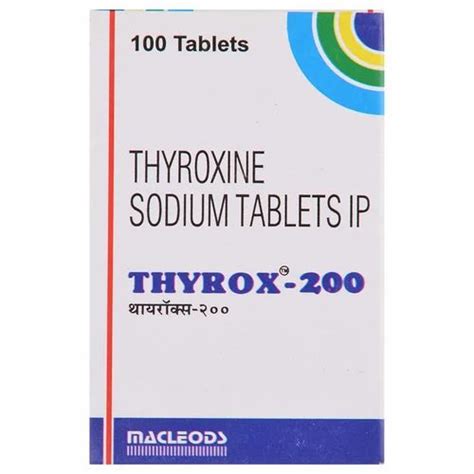Thyrox 200 Mcg At ₹ 289bottle Lava Nagpur Id 27019548662