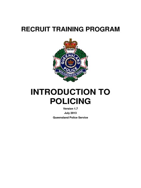 Florida Basic Recruit Training Program Law Enforcement Volume 1 Book