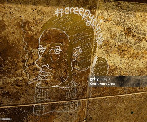 Alleged Graffiti From Artist Casey Nocket On A Wall Of A Womens News Photo Getty Images