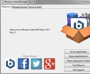 Bitnami SuiteCRM Stack Download Manager Windows Exe