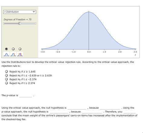 Solved Aa Aa E 3 Hypothesis Tests About A Population Mean