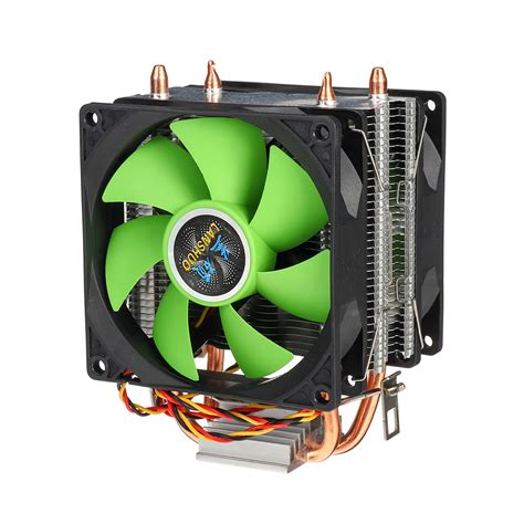 Mm Pin CPU Cooler Heatsink Quiet Fans For Intel LGA For AMD AM AM Dual Sided