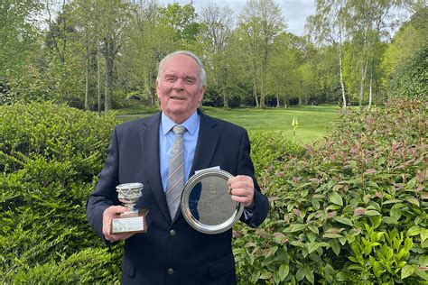 Long Time Volunteer Michael Rees Presented With England Golf Award