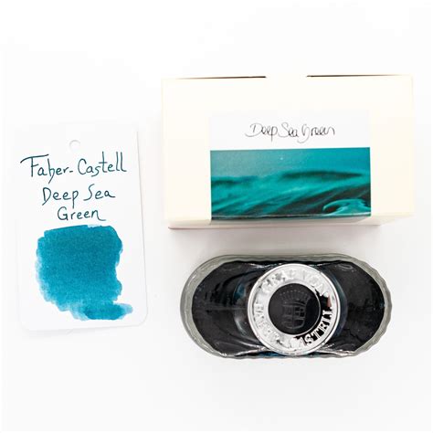 Graf Von Faber Castell Deep Sea Green Ink Bottle Truphae