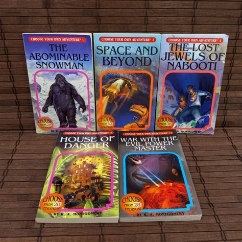 Chooseco Toys Choose Your Own Adventure Lot Of 5 Books Cyoa 3 4 6