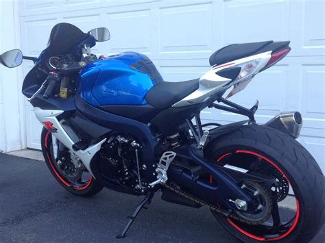 2011 Suzuki Gsxr 750 Blue White Sportbike Gsxr 750 Gsx R